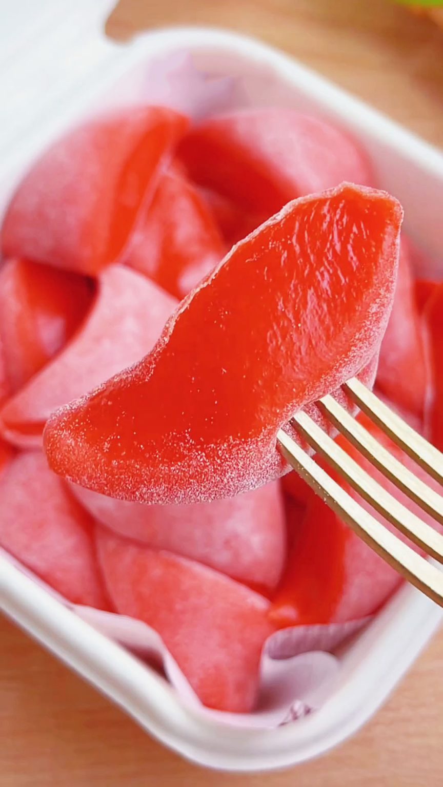Summer-Only Watermelon Mochi (Soft, Chewy & Naturally Sweet) - Slice ...
