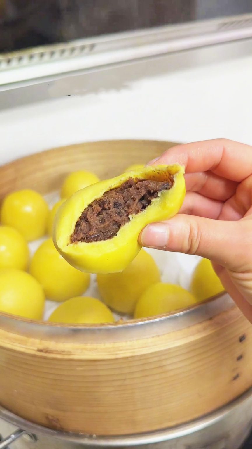 Chewy Yellow Millet Sticky Bean Buns (No Proofing Needed!) - Slice Pizzeria